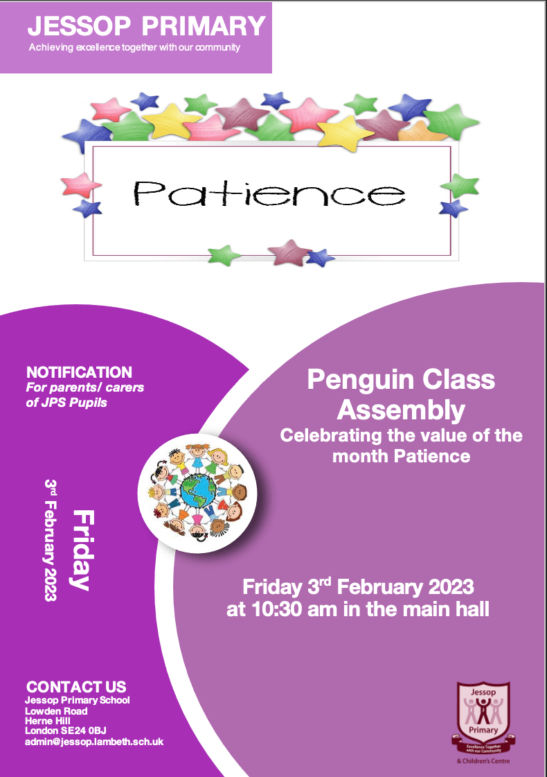 Penguin Class Assembly - Jessop Primary