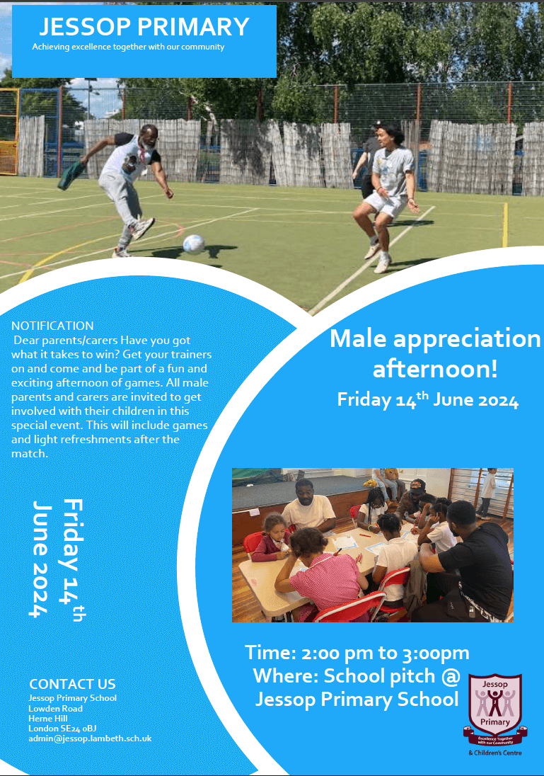 Male Appreciation Day - Jessop Primary