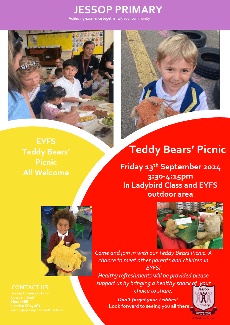 Teddy Bears' Picnic Flyer - Jessop Primary